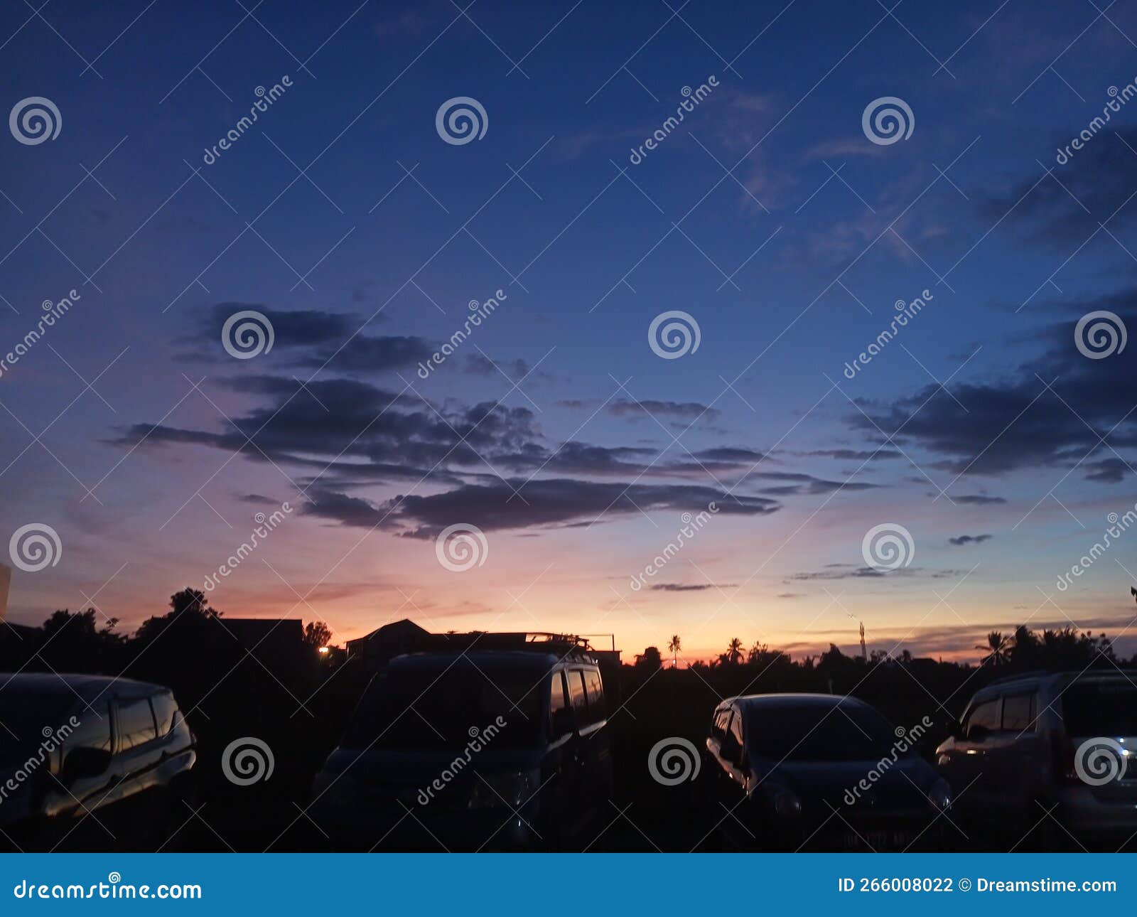 Beautiful Parking Lot in the Afternoon Stock Photo - Image of beautiful ...