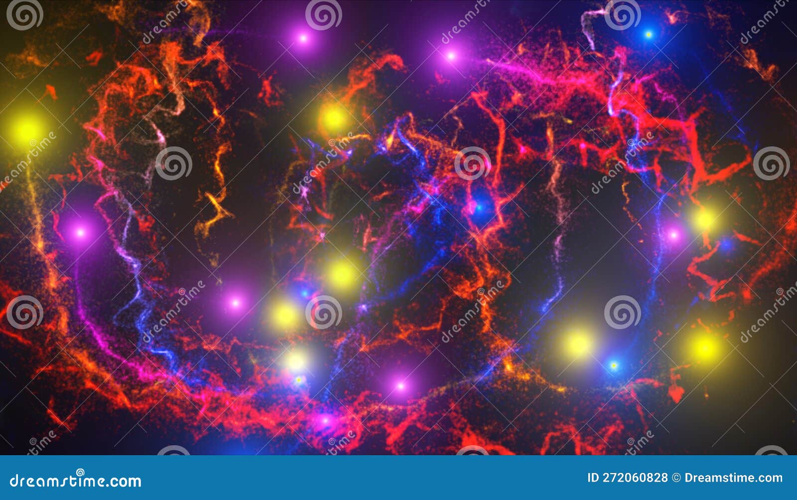 Beautiful particle trails stock illustration. Illustration of animation ...