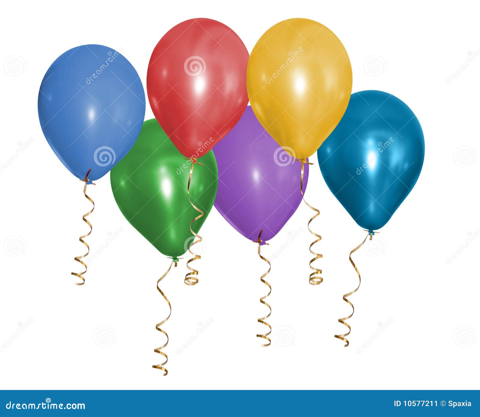 Beautiful Party Balloons stock image. Image of orange - 10577211