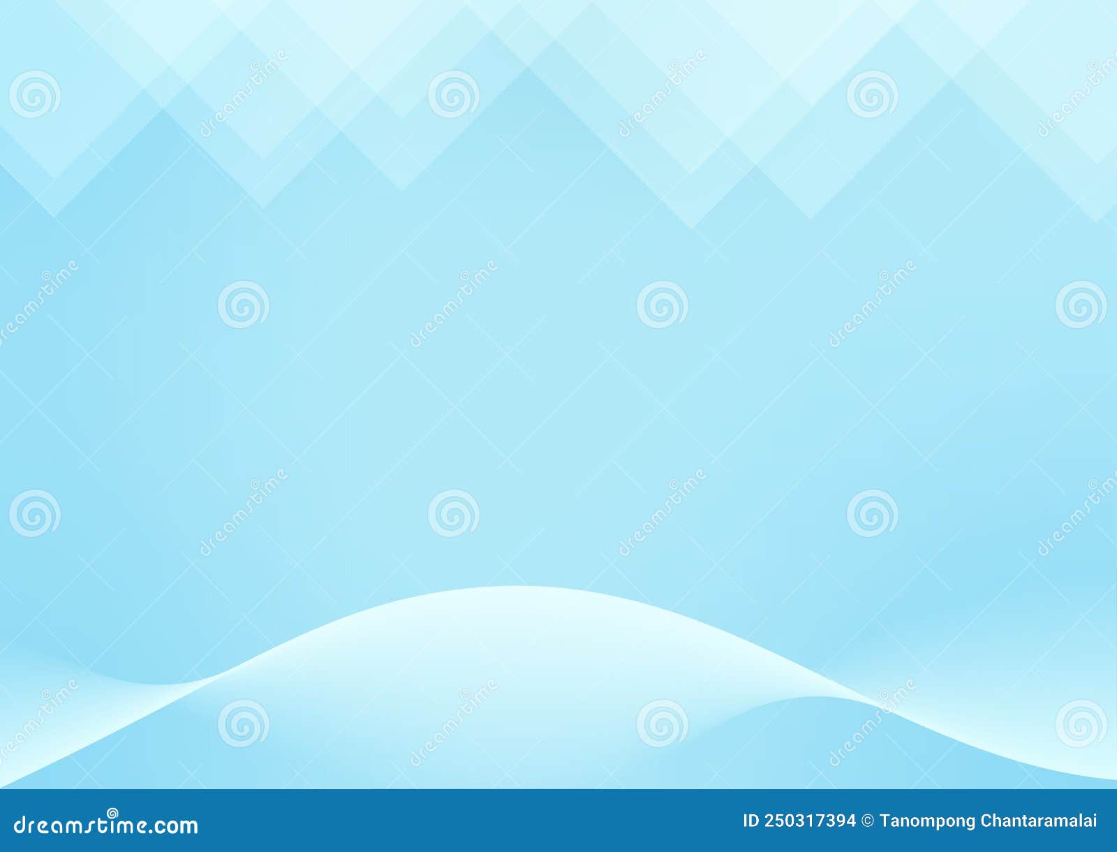 Beautiful Pastel Blue Abstract Background with Wave Form Stock Vector ...