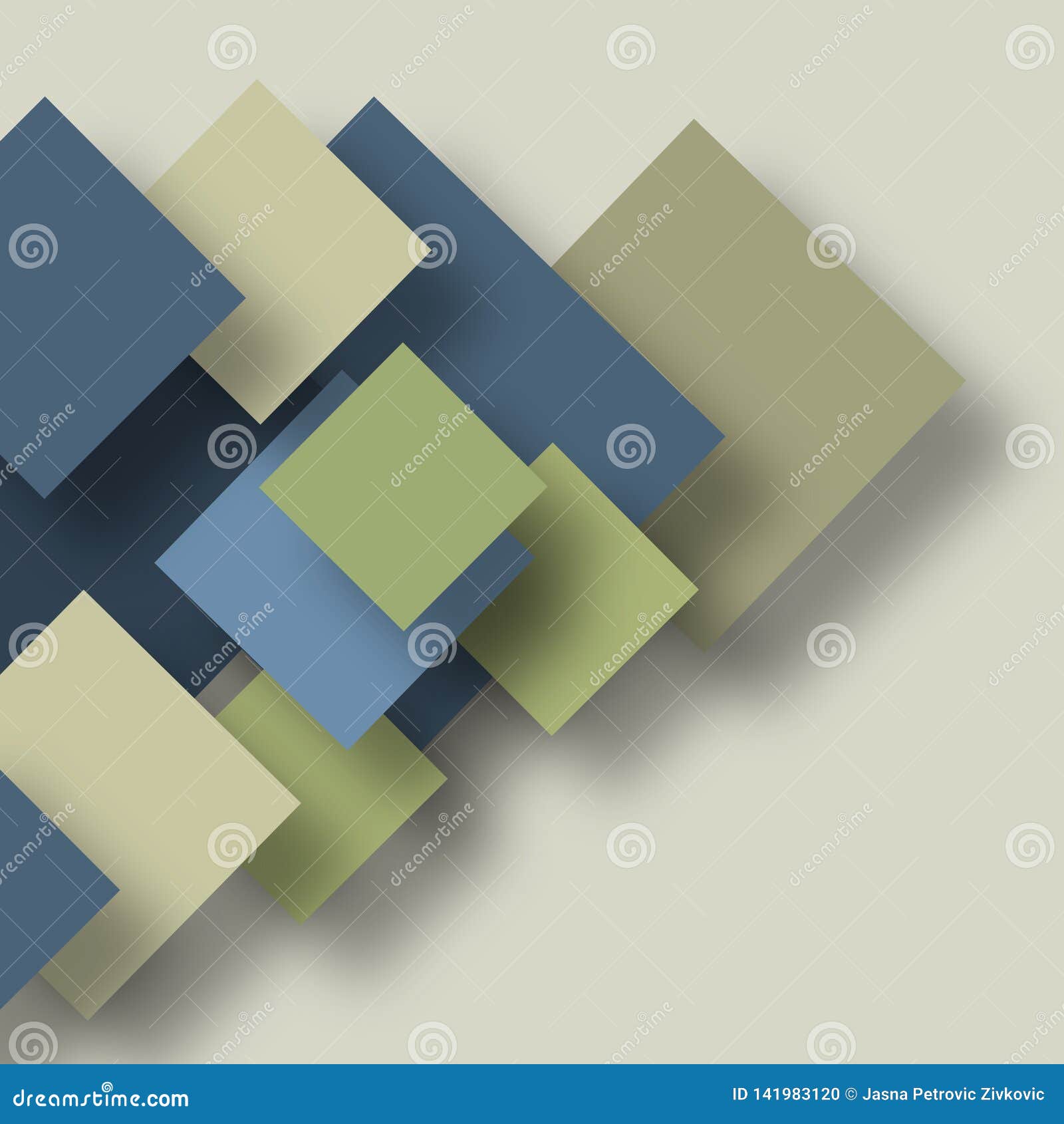 Pastel Squares Design. Modern Abstract Colors Background Stock ...