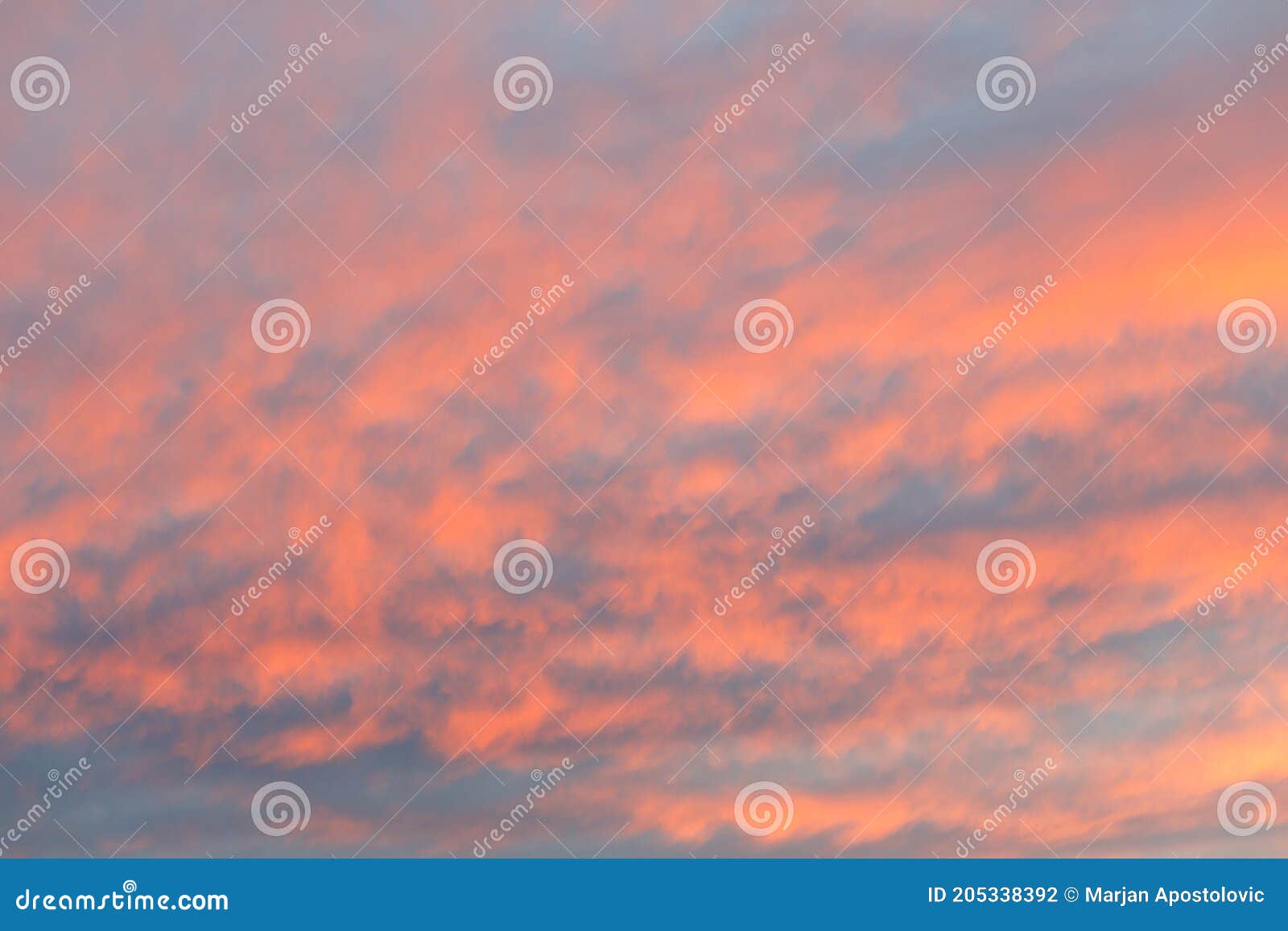 Beautiful Pastel Sunset Sky and Clouds Stock Photo - Image of abstract ...
