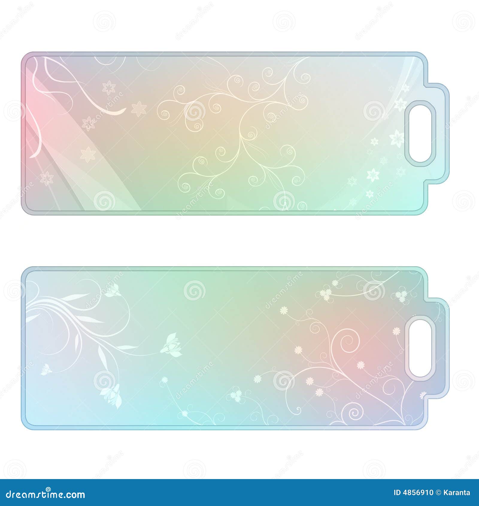 Beautiful pastel tags stock illustration. Illustration of curl - 4856910