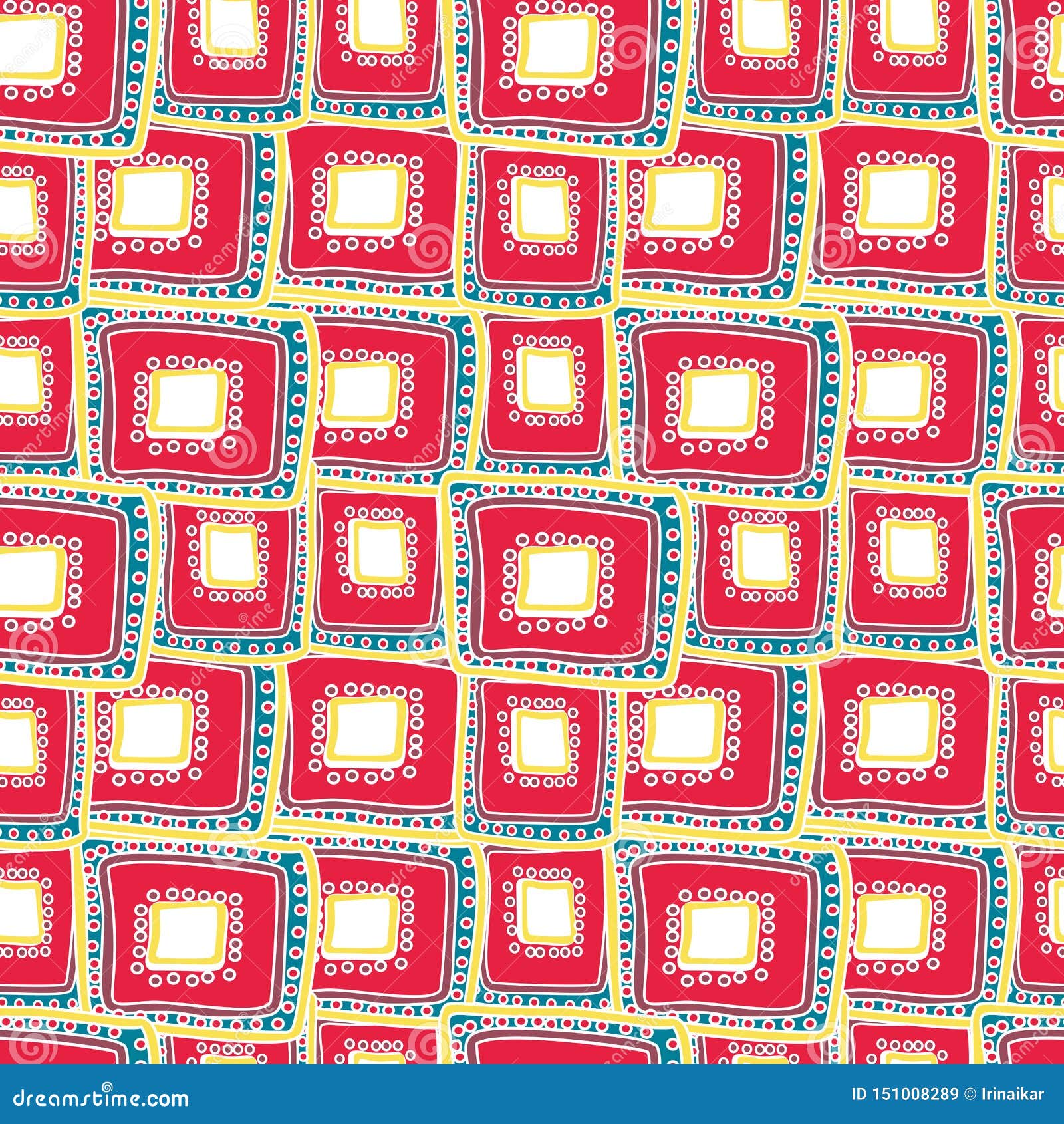 Bright Crimson Rectangles Layering on Each Other. Stock Vector ...