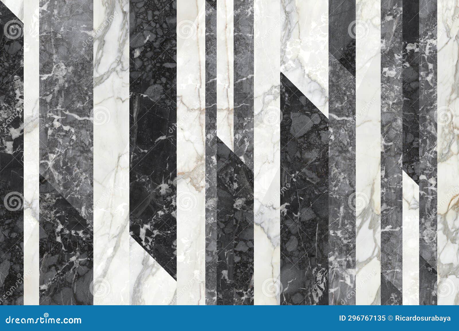 Beautiful Patchwork Pattern. Mixed of White, Grey and Dark Grey Marbles ...