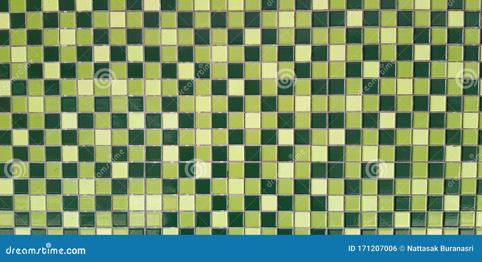 Beautiful Pattern of Green Tile for Background Stock Photo - Image of ...