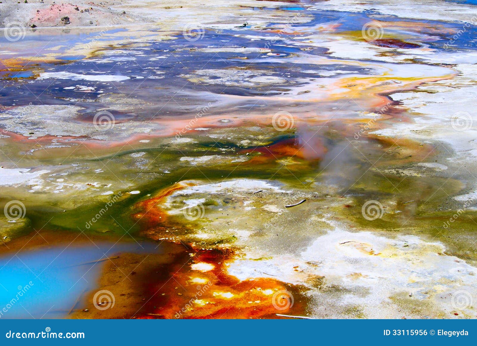 Beautiful Pattern of Hot River Stock Photo - Image of environment ...