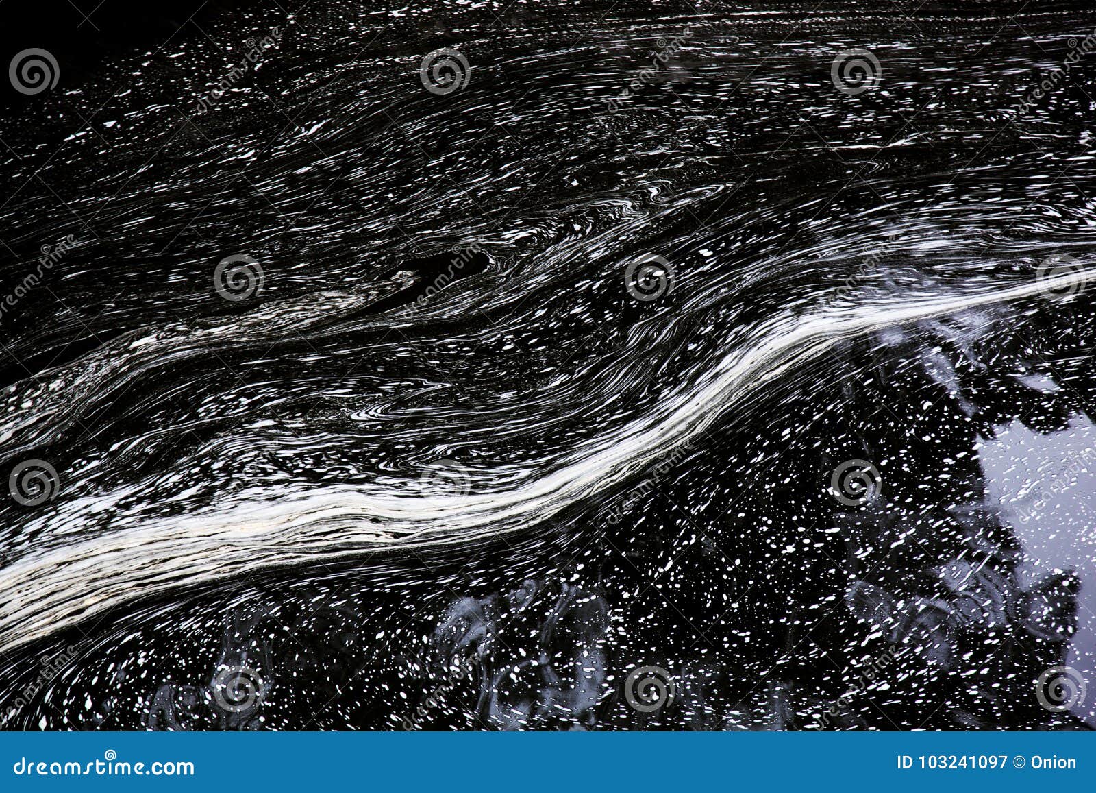Beautiful Pattern Shape in the Water Stock Image - Image of daytime ...