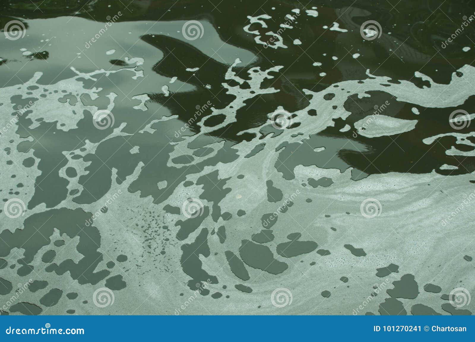 Beautiful Pattern of Water Foam Stock Image - Image of black, light ...