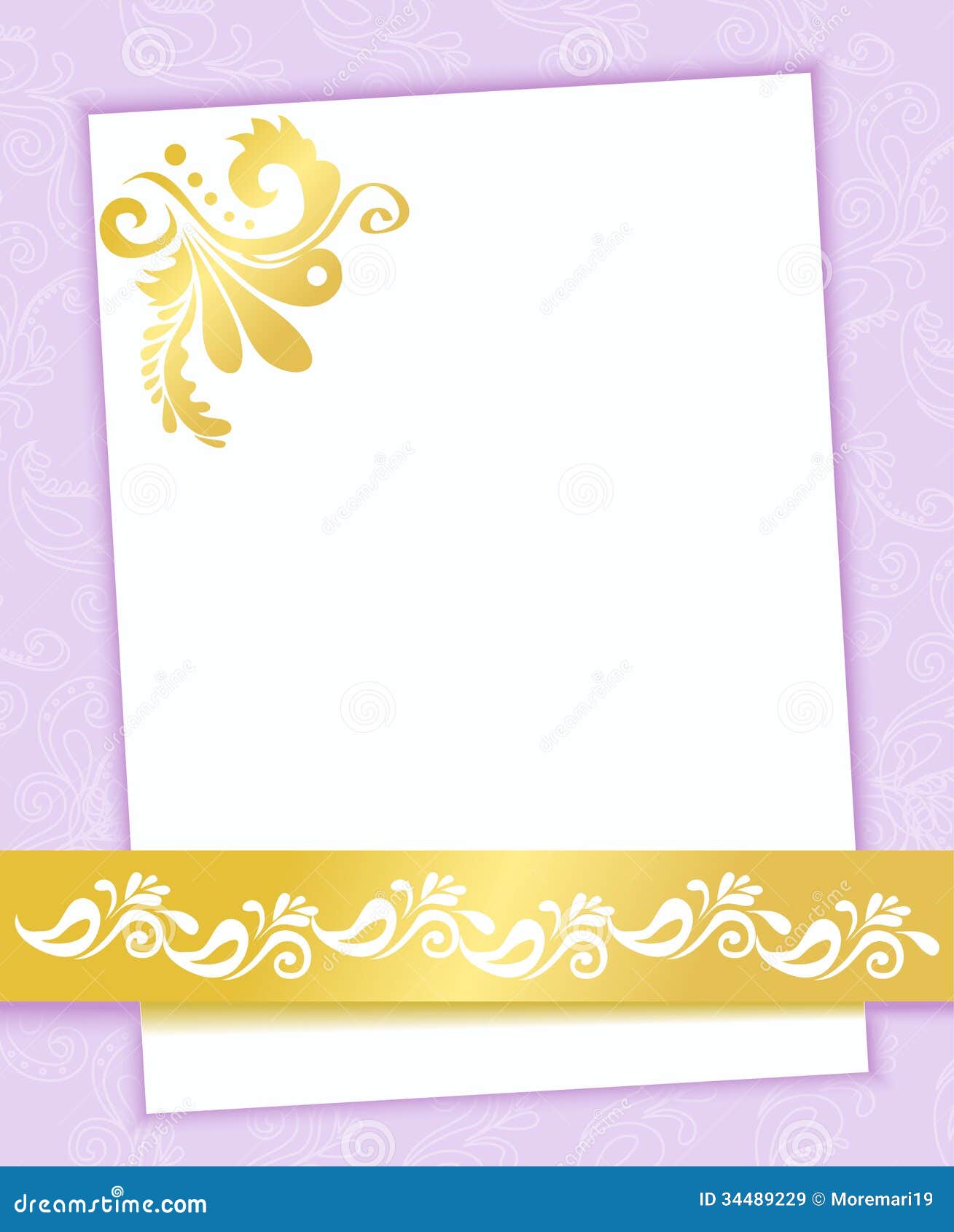 Beautiful patterned frame stock vector. Illustration of decorative ...