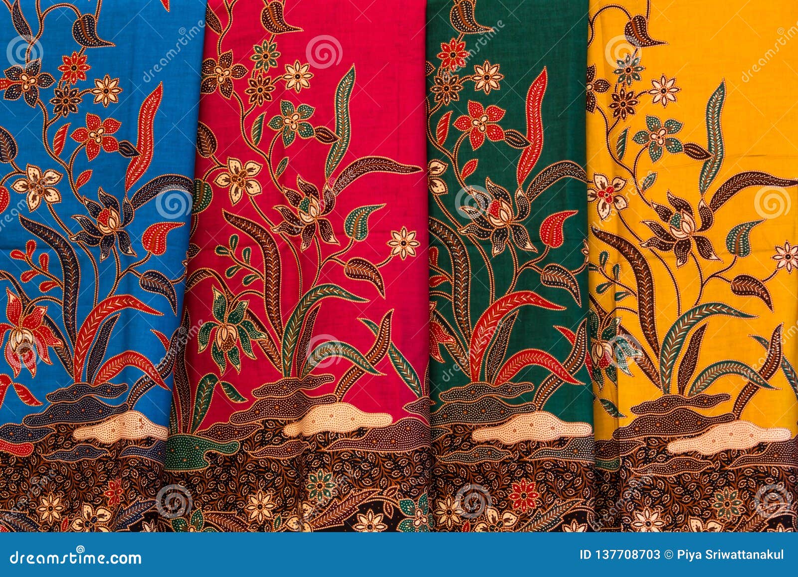 Beautiful Patterned on the Southern Thai Style Stock Image - Image of ...