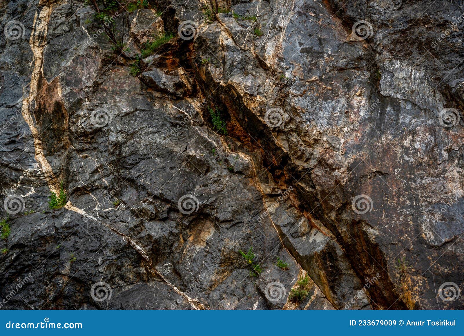 Beautiful Patterns of Granite on the Mountains that Erode Naturally ...
