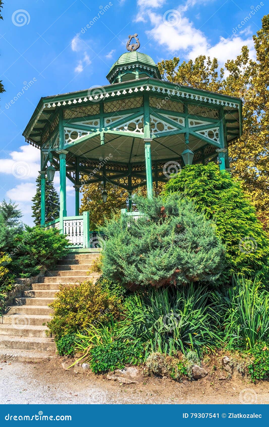 Beautiful pavilion stock image. Image of europe, center - 79307541