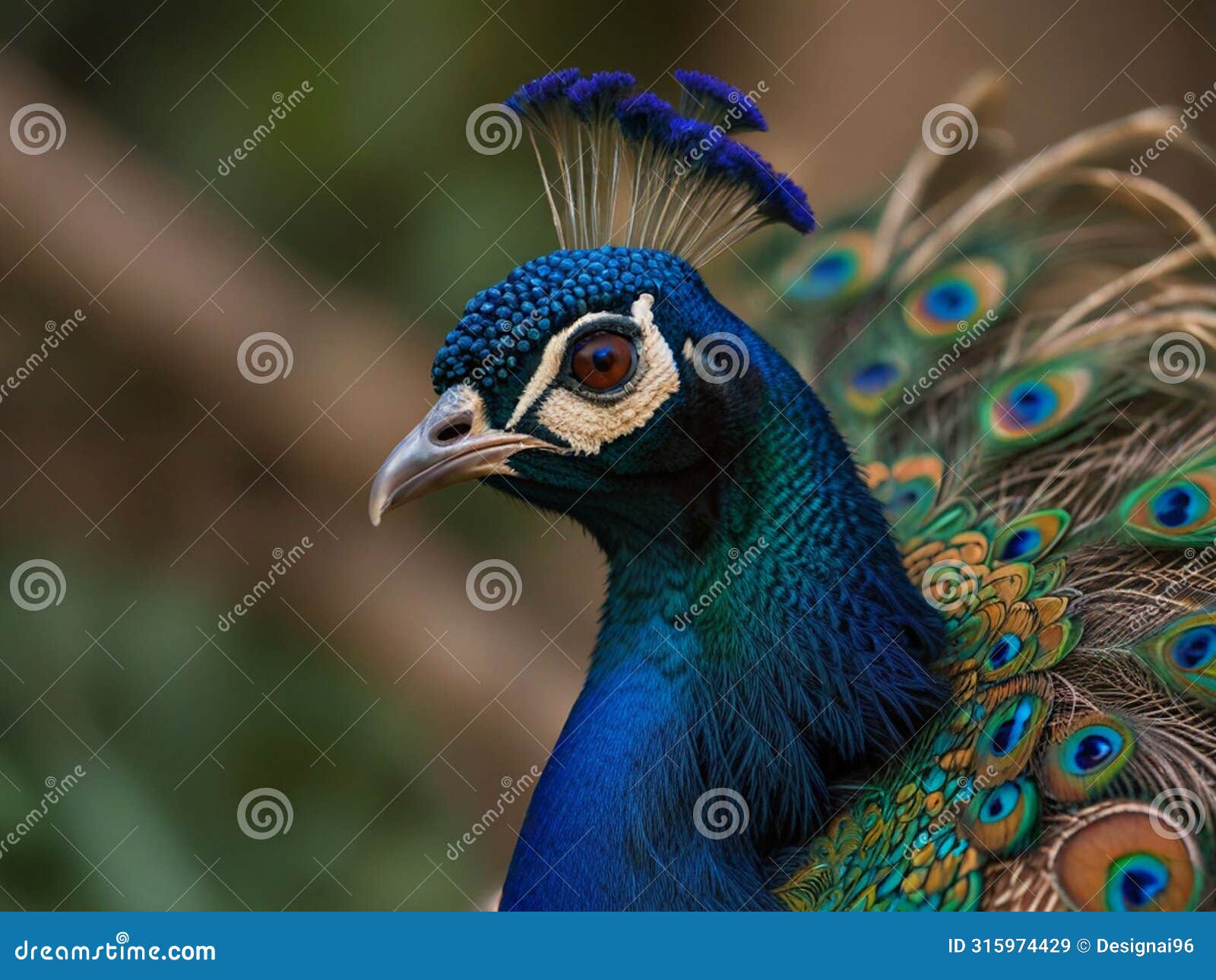 Beautiful Peacock. Peacock Background Stock Illustration - Illustration ...