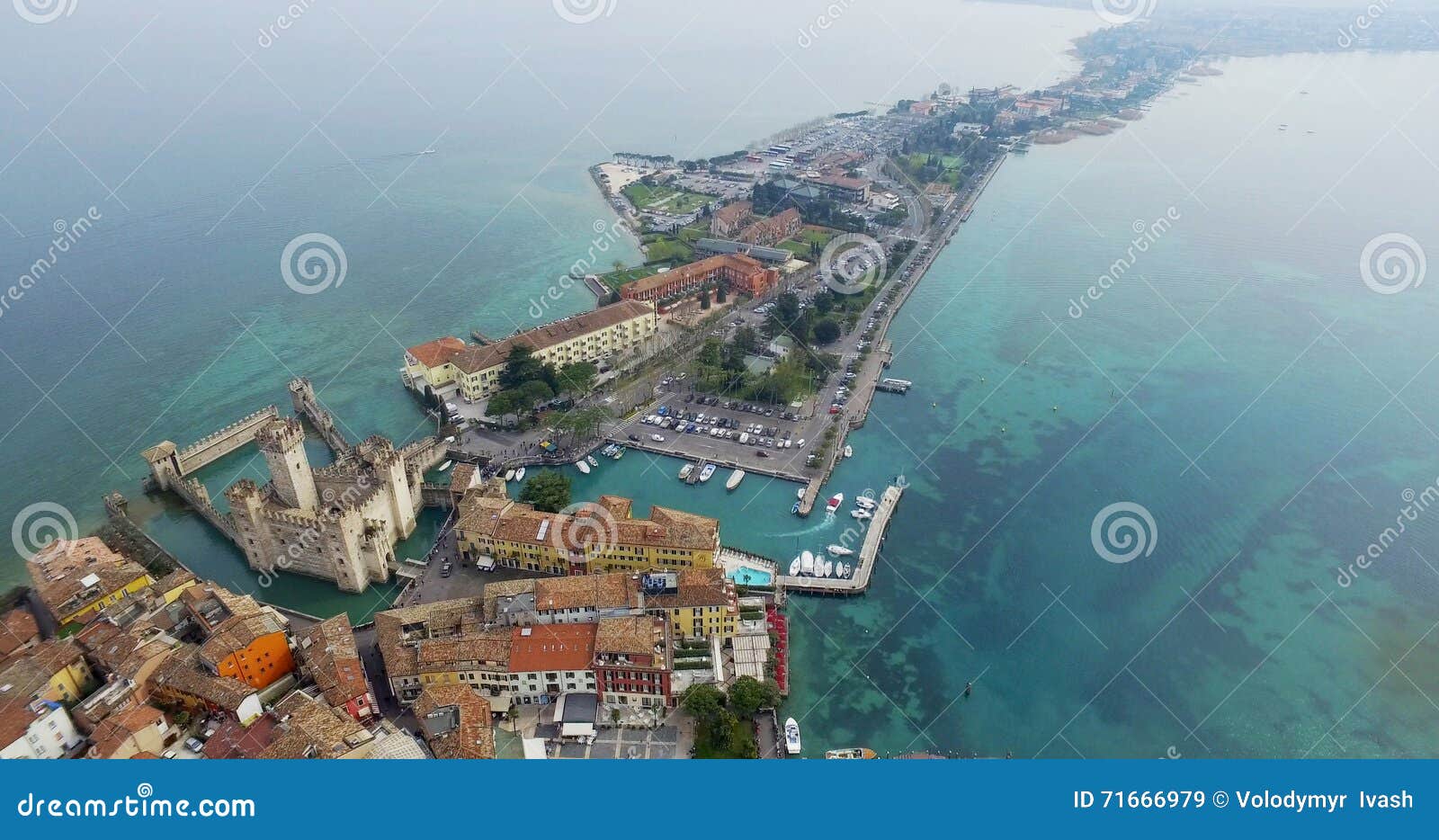 Beautiful Peninsula in Italy Stock Image - Image of settlement, journey ...