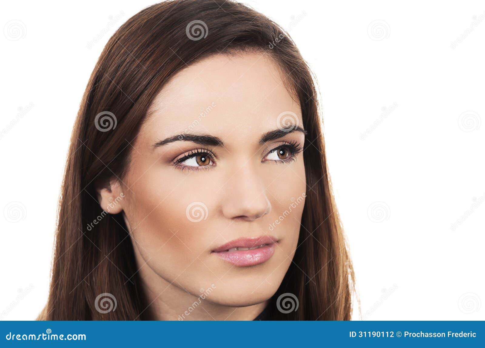 Beautiful pensive woman stock photo. Image of pensive - 31190112