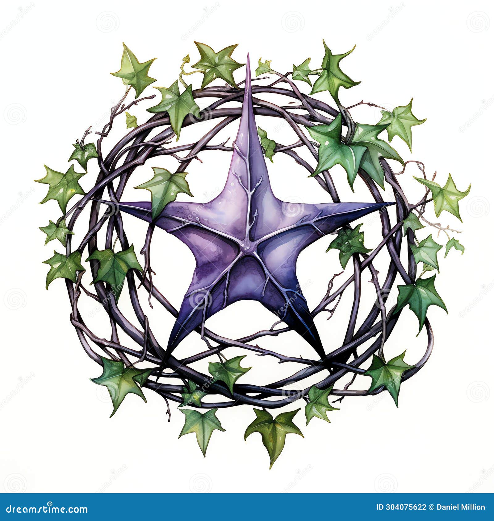 Beautiful Pentagram Clipart Illustration Royalty-Free Cartoon ...