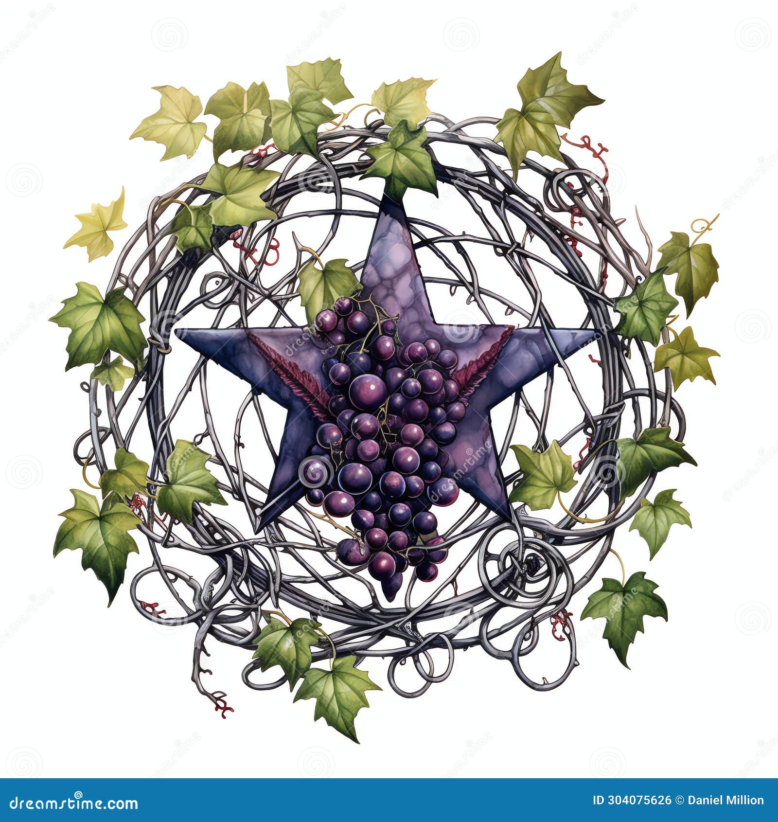 Beautiful Pentagram Clipart Illustration Royalty-Free Cartoon ...