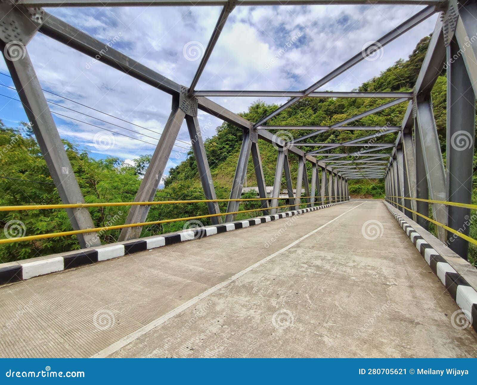 Beautiful Perspective Architecture Design View of a Bridge Stock Image ...