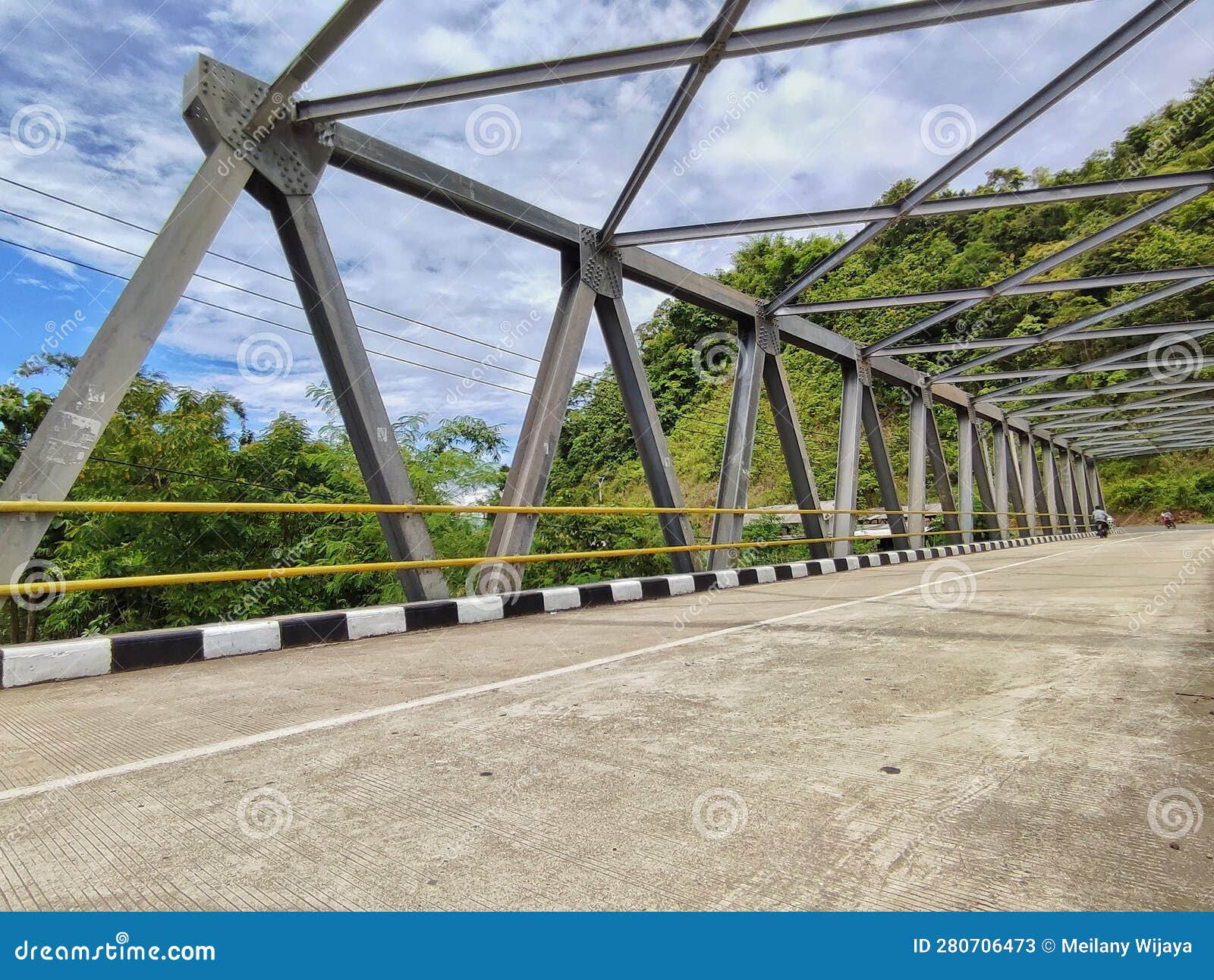 Beautiful Perspective Architecture Nature View of a Bridge Stock Image ...