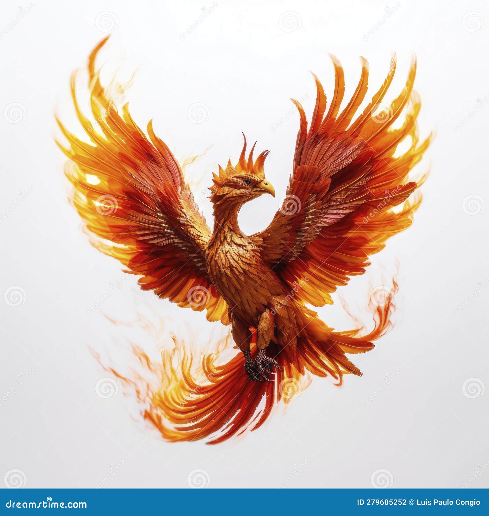 A beautiful Phoenix bird stock photo. Illustration of eagle - 279605252