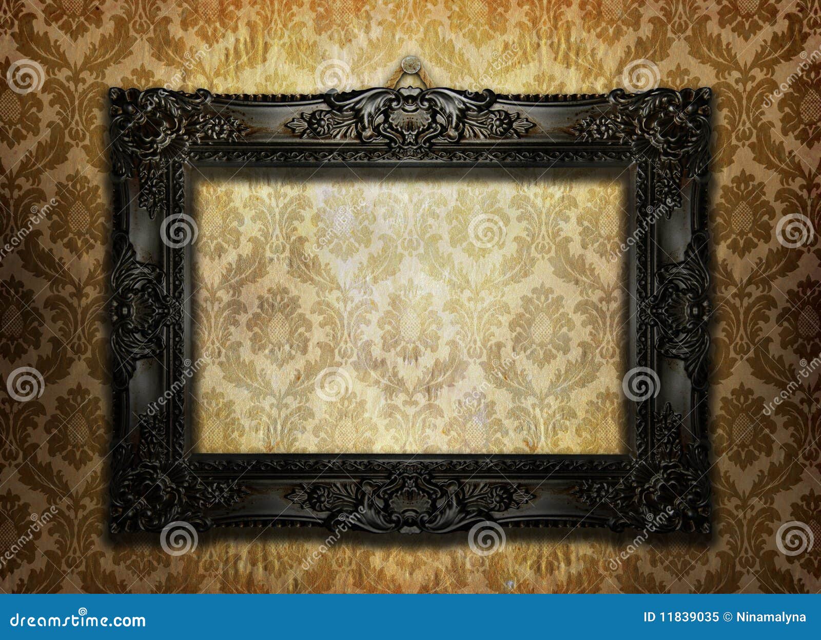 Beautiful photo frame stock illustration. Illustration of design - 11839035