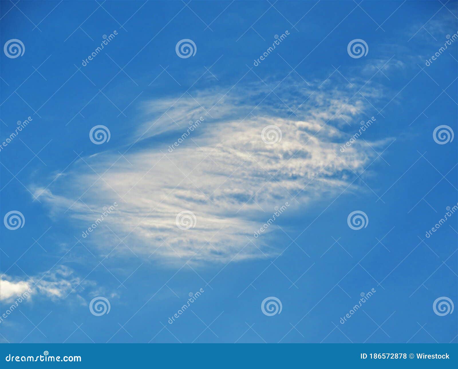 Beautiful Picture of the Clouds in the Azure Sky Stock Photo - Image of ...