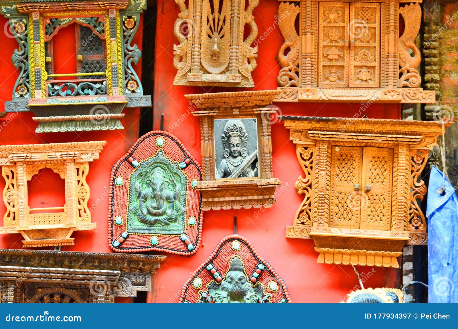 The Beautiful Picture Frames Stock Image - Image of shrine, sculpture ...