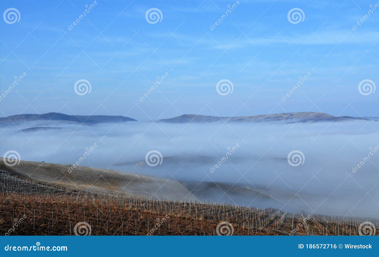 Beautiful Picture of Mountains in the Mist at Daytime Stock Photo ...