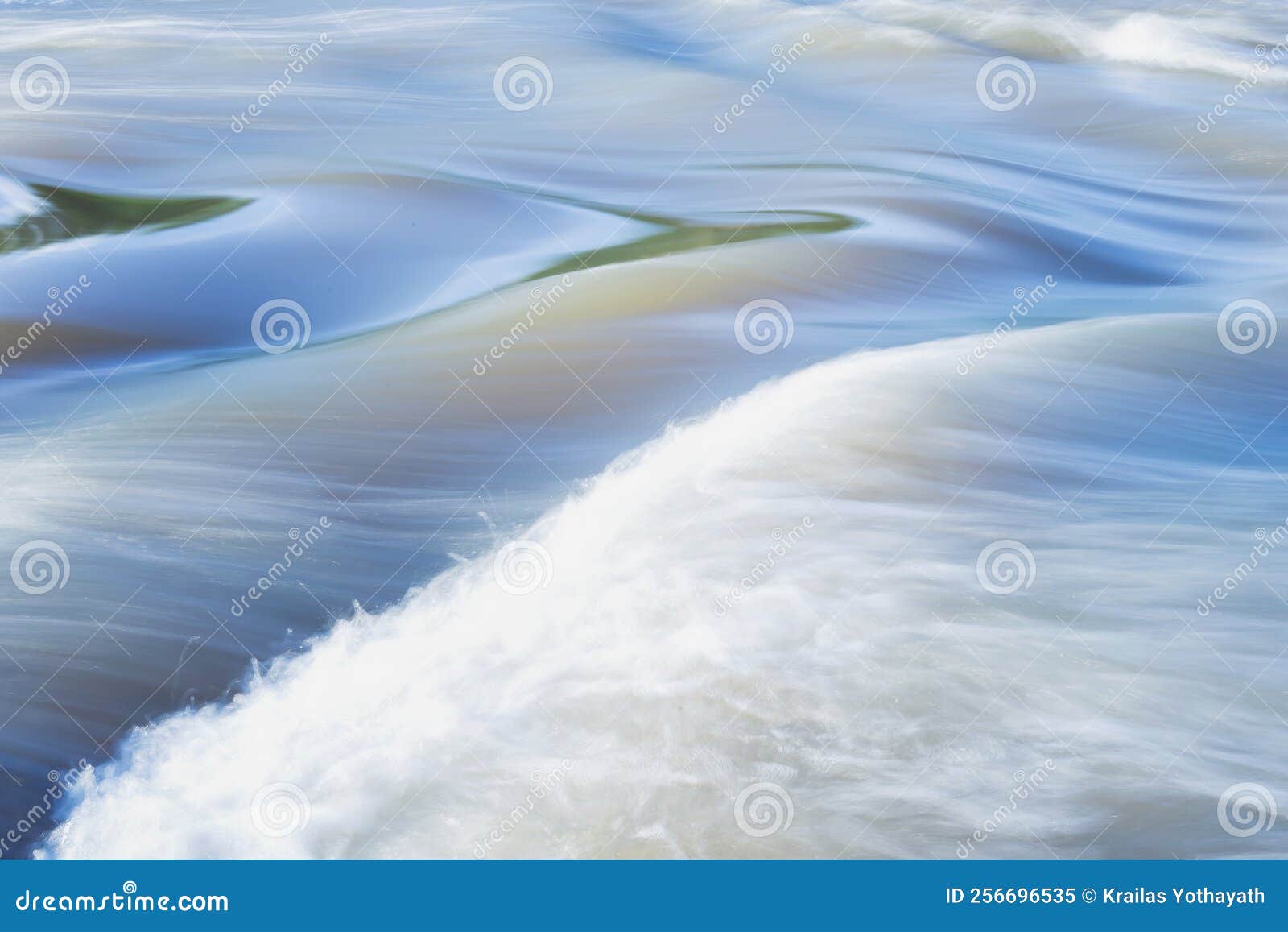A Beautiful Picture of the Movement of the River Stock Image - Image of ...