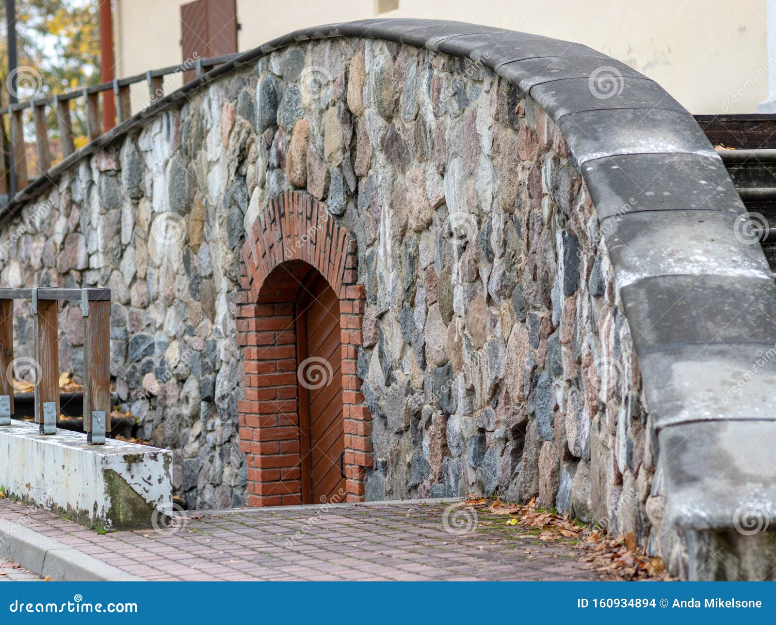Picture with Old Arched Cellar Stock Photo - Image of cellar, landscape ...