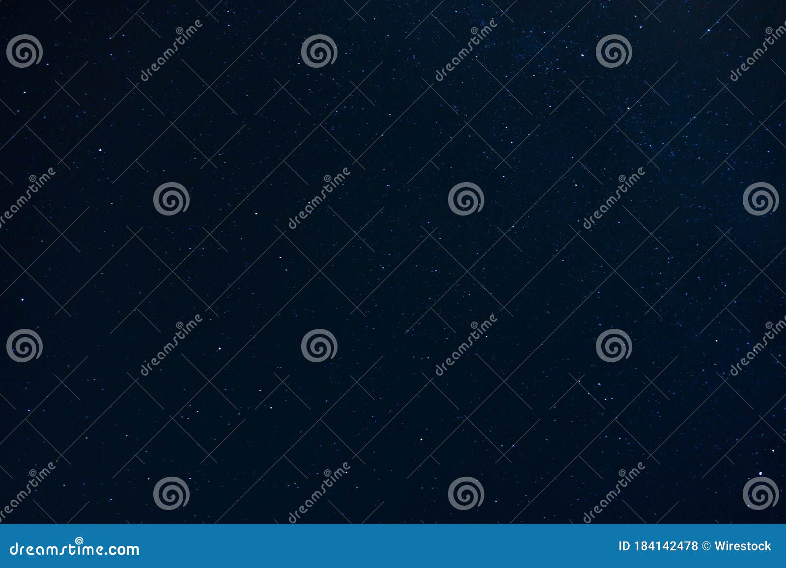 Beautiful Picture of a Sparkling Starry Night Stock Photo - Image of ...