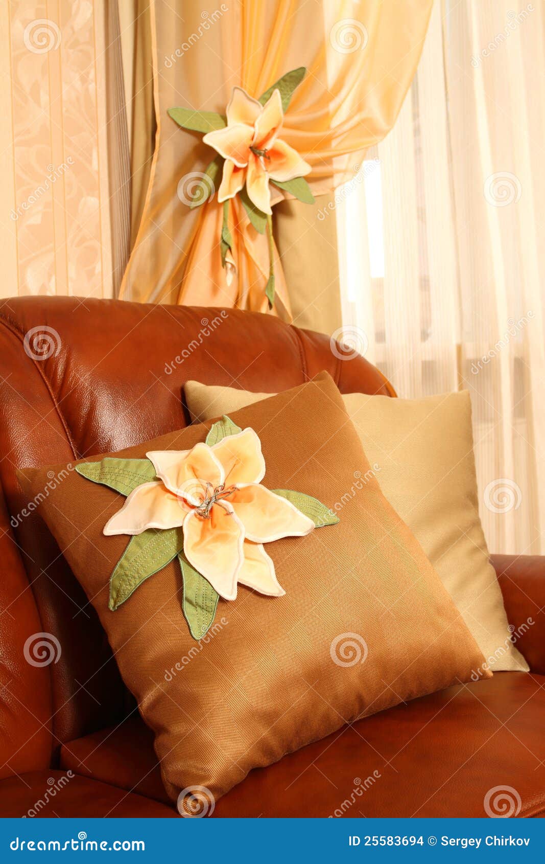 Beautiful pillows stock photo. Image of seat, lifestyles - 25583694