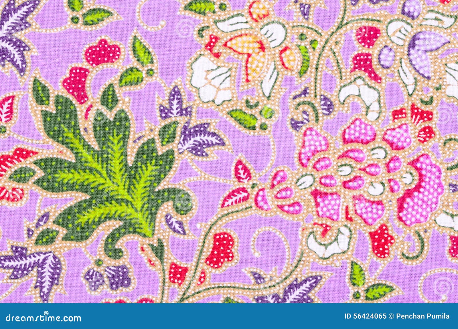 Beautiful pink batik. stock image. Image of tourism, texture - 56424065