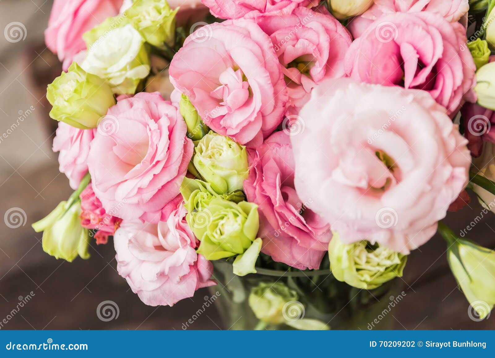 Beautiful Pink Flowers in Vase Stock Photo - Image of bunch, pink: 70209202