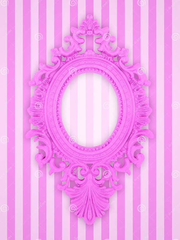 Beautiful pink frame stock photo. Image of blank, holder - 21833124