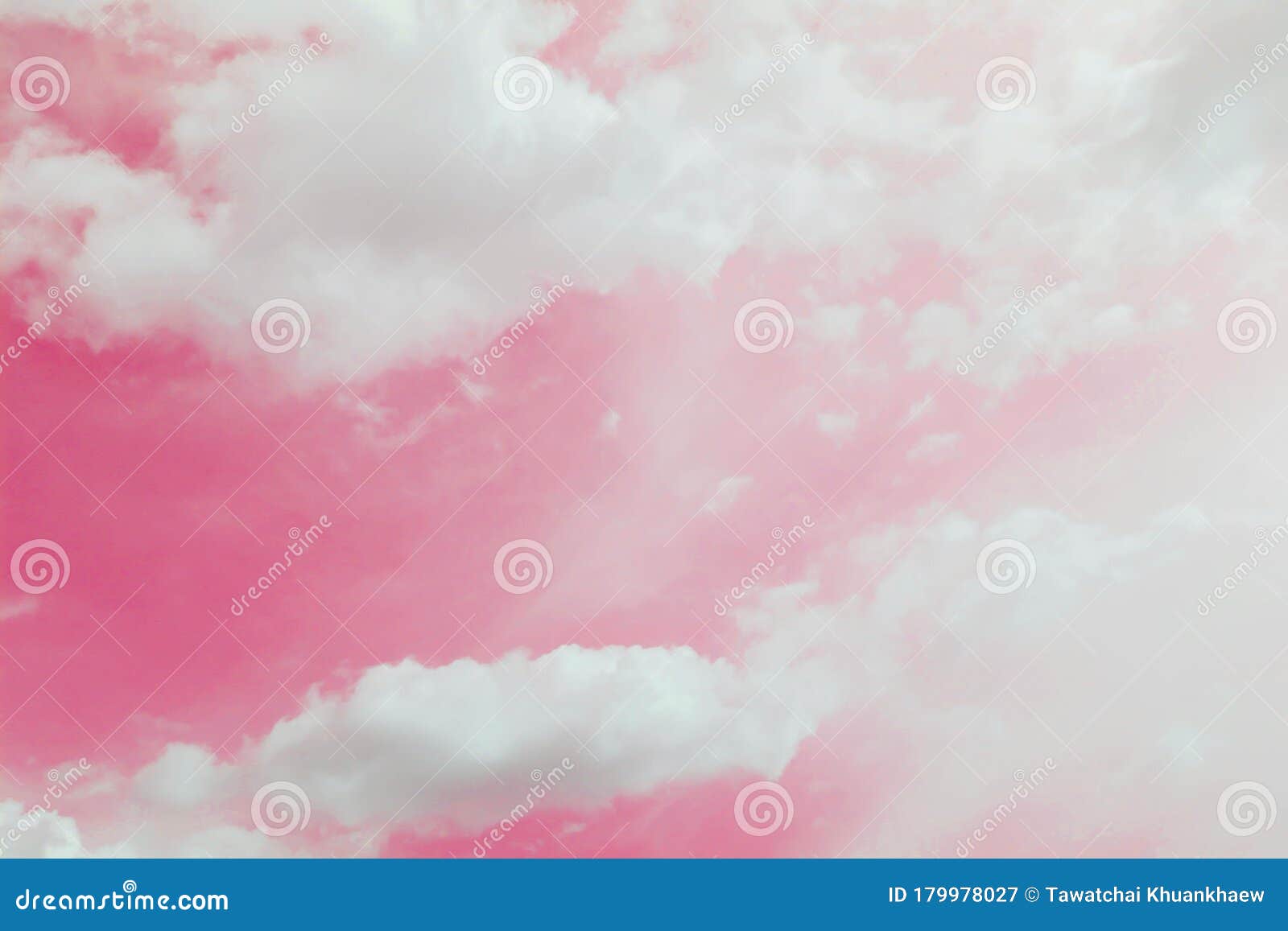 Beautiful Pink Sky and Clouds Background Stock Image - Image of ...