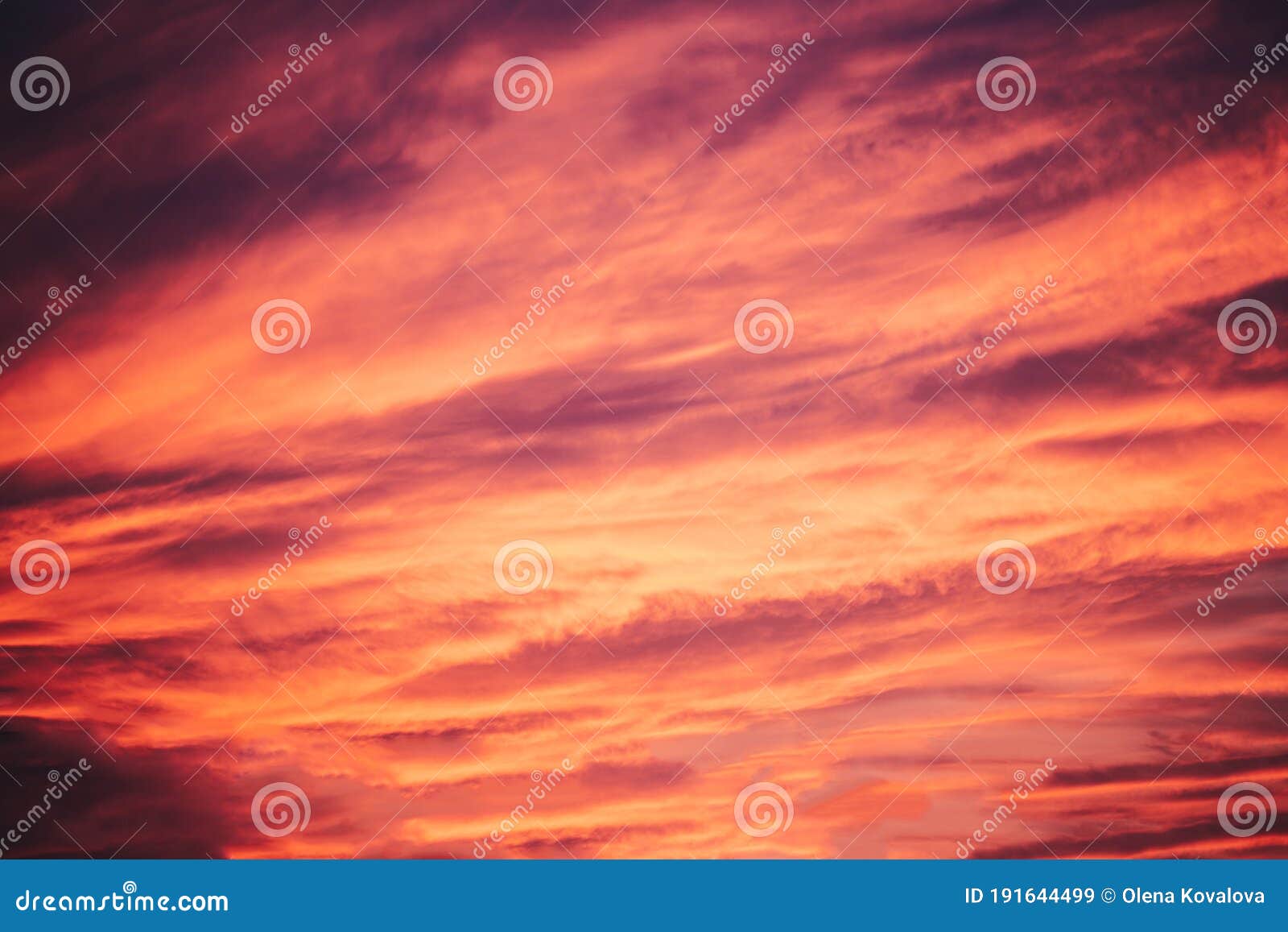 Beautiful Pink Sky with Sunset Stock Image - Image of color, bright ...