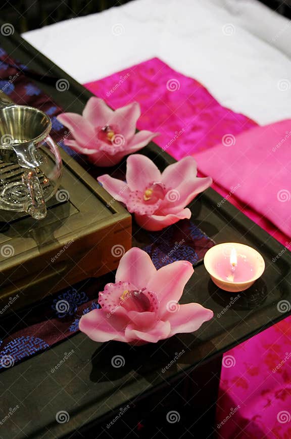 Beautiful pink spa stock image. Image of clean, fashion - 613067