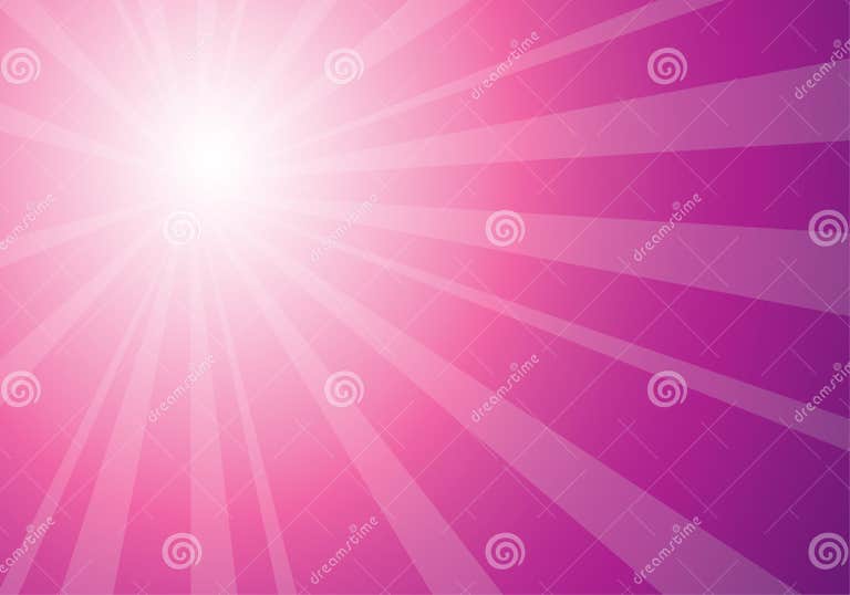 Beautiful pink sunburst stock vector. Illustration of sunburst - 6434561