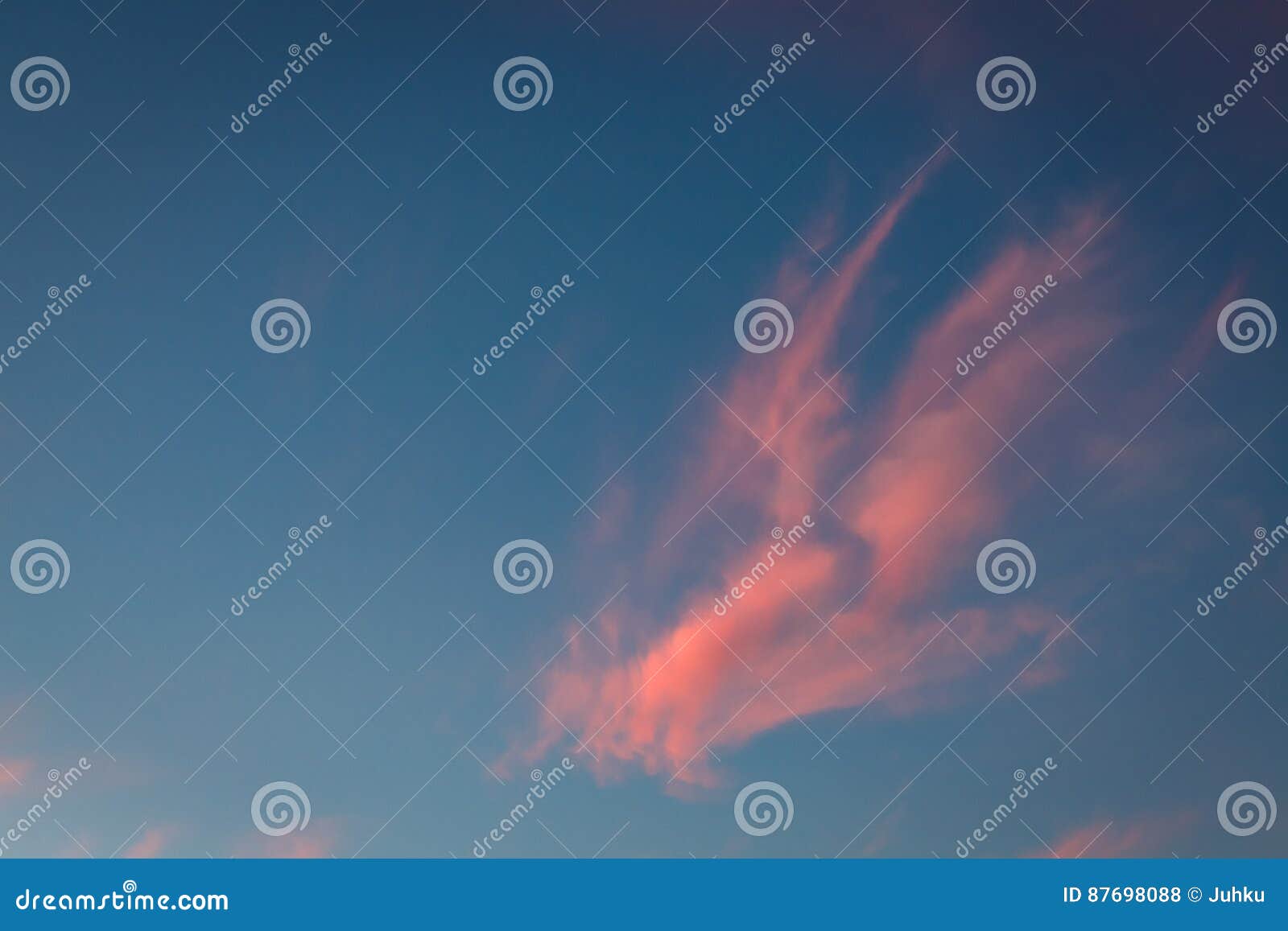 Beautiful Pink Sunset Clouds Stock Photo - Image of scenic, lightweight ...