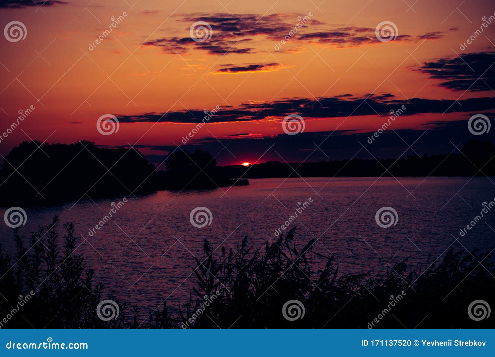 Beautiful Pink Sunset with Sunbeams Stock Photo - Image of pink, open ...