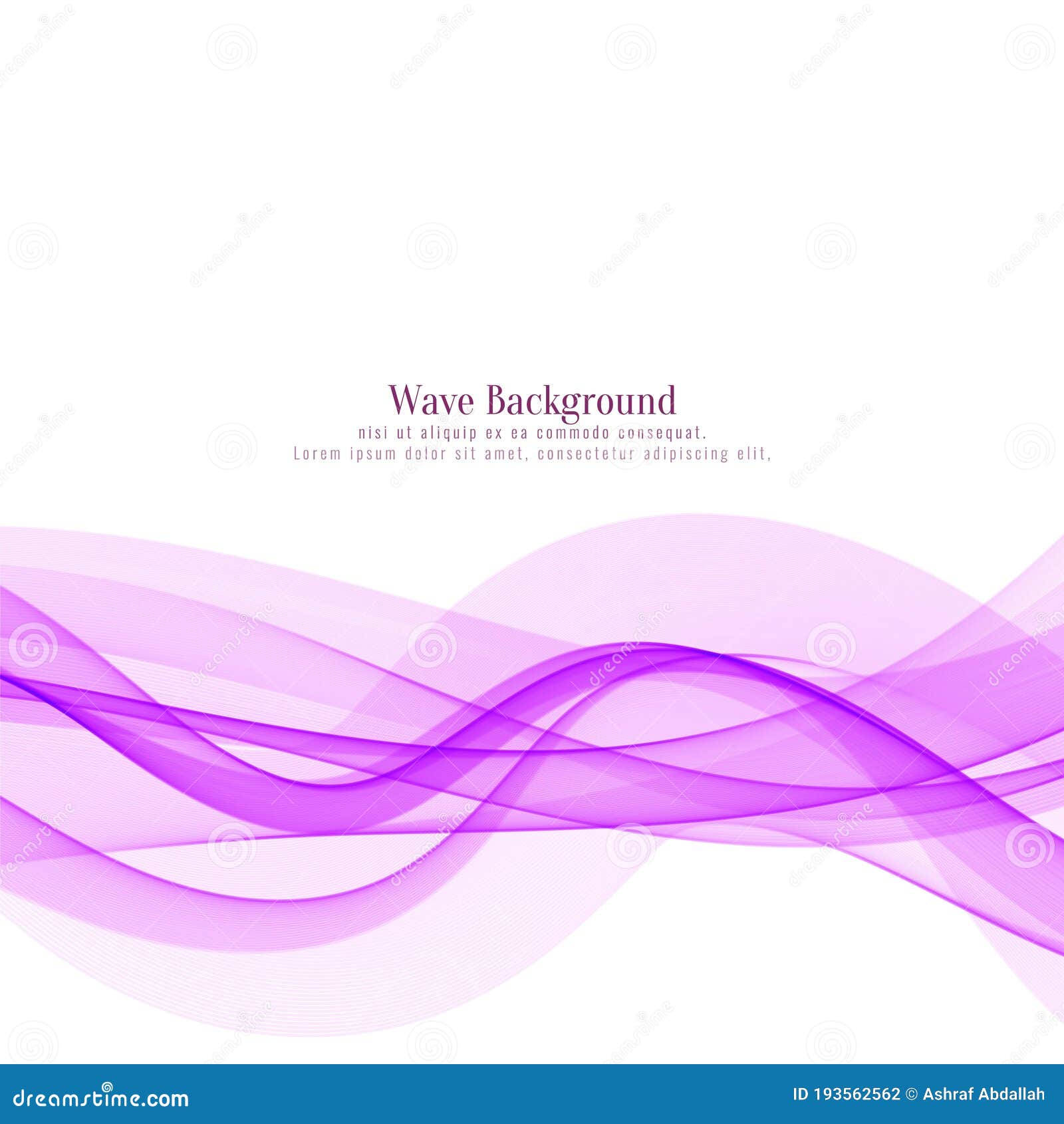 Beautiful Pink Wave Design Background Stock Vector - Illustration of ...
