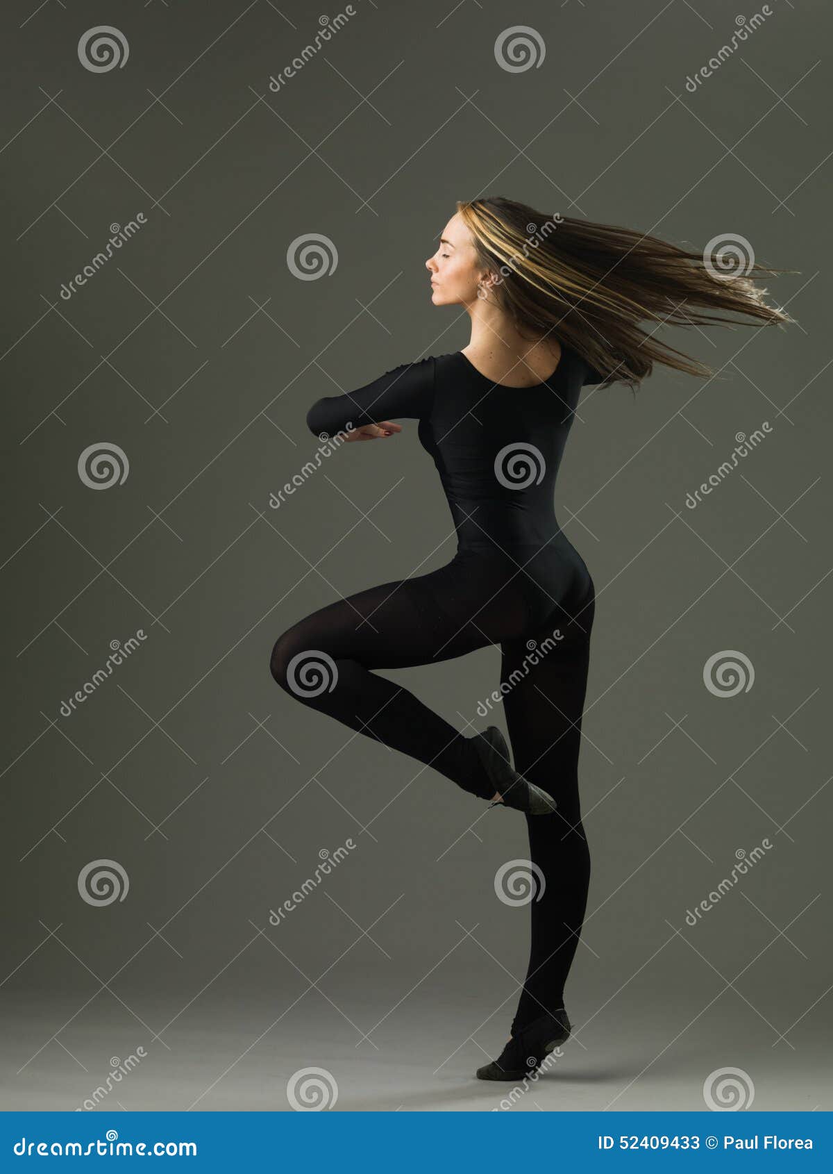 Beautiful pirouette stock image. Image of moving, dancer - 52409433
