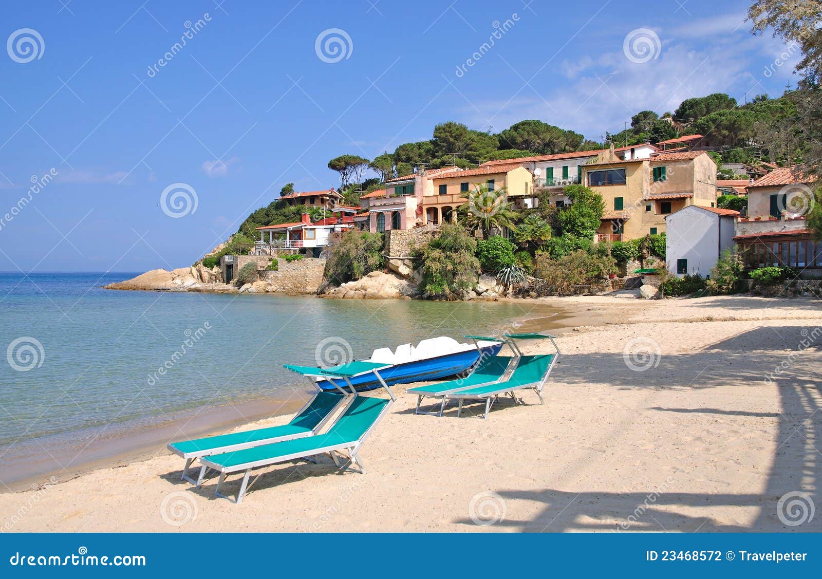 Beautiful Place on Elba Island Stock Photo - Image of isle, turquoise ...