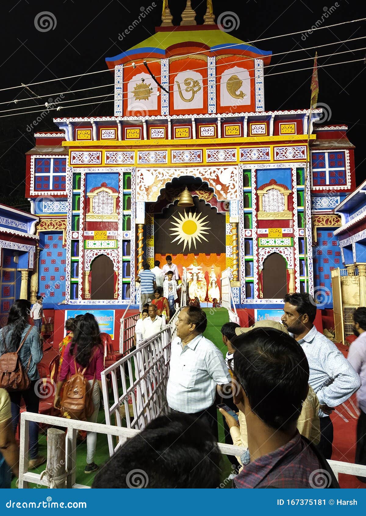 Beautiful Place in India Huge Gathering of People Editorial Photo ...