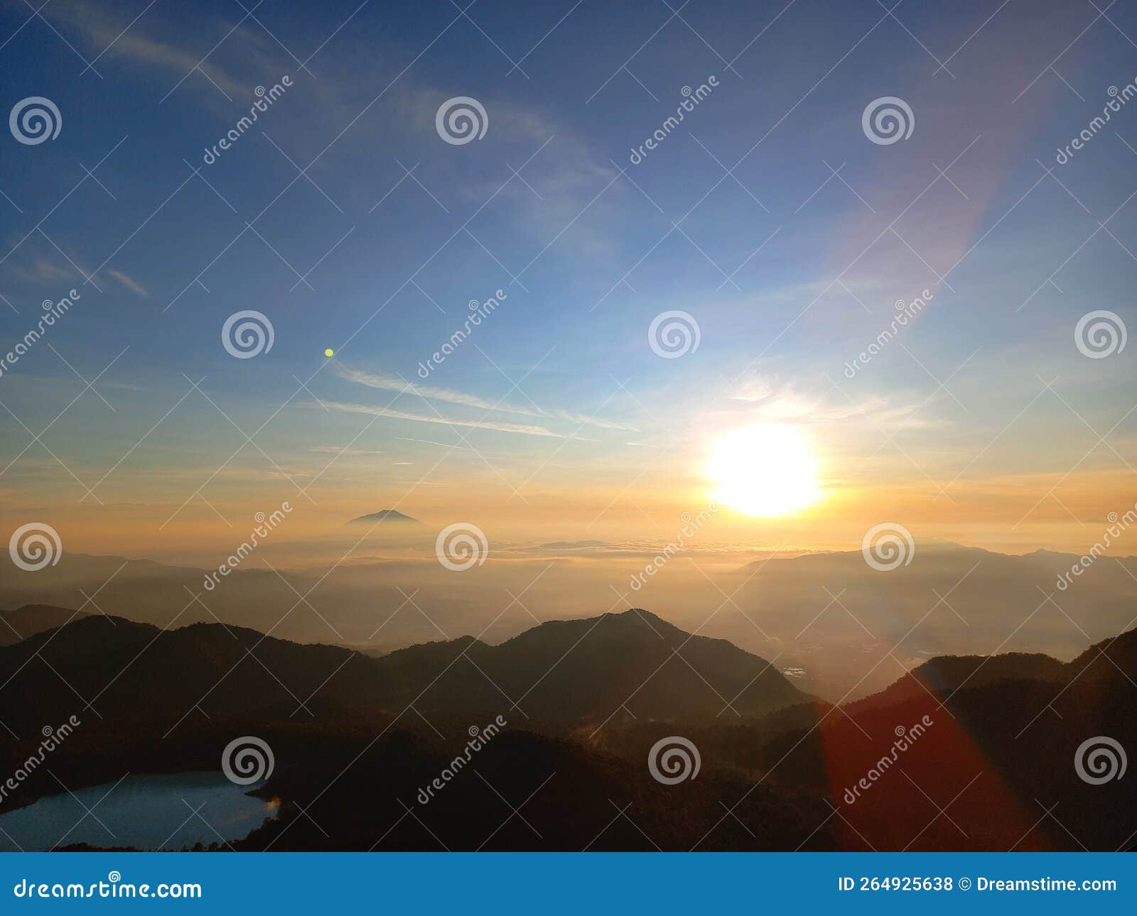 The Beautiful Place Mountain,view in Summer Stock Photo - Image of ...