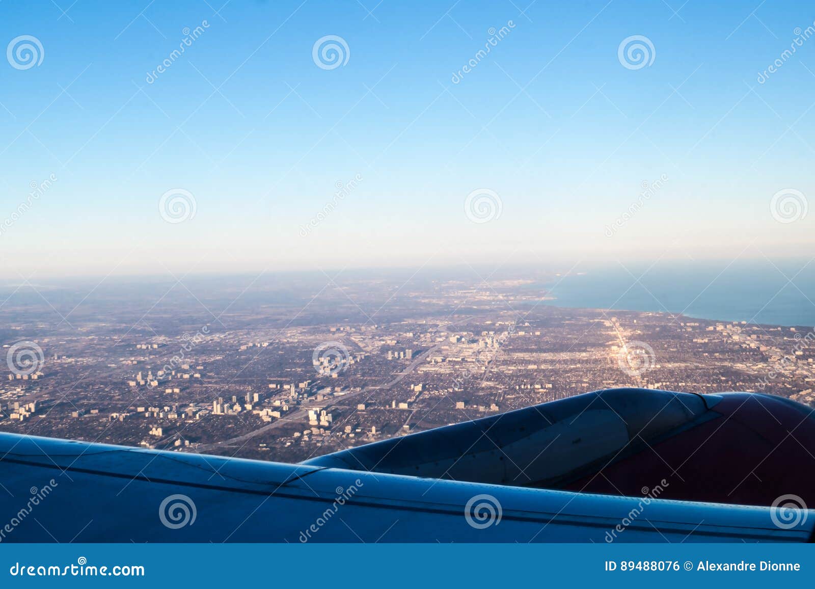 Beautiful Plane Window View Stock Photo - Image of transportation ...
