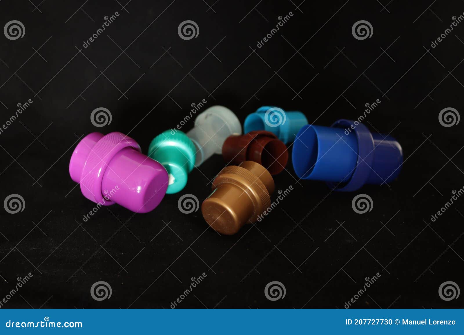 Beautiful Plastic Plugs Colors Different Dosing Protection Different ...