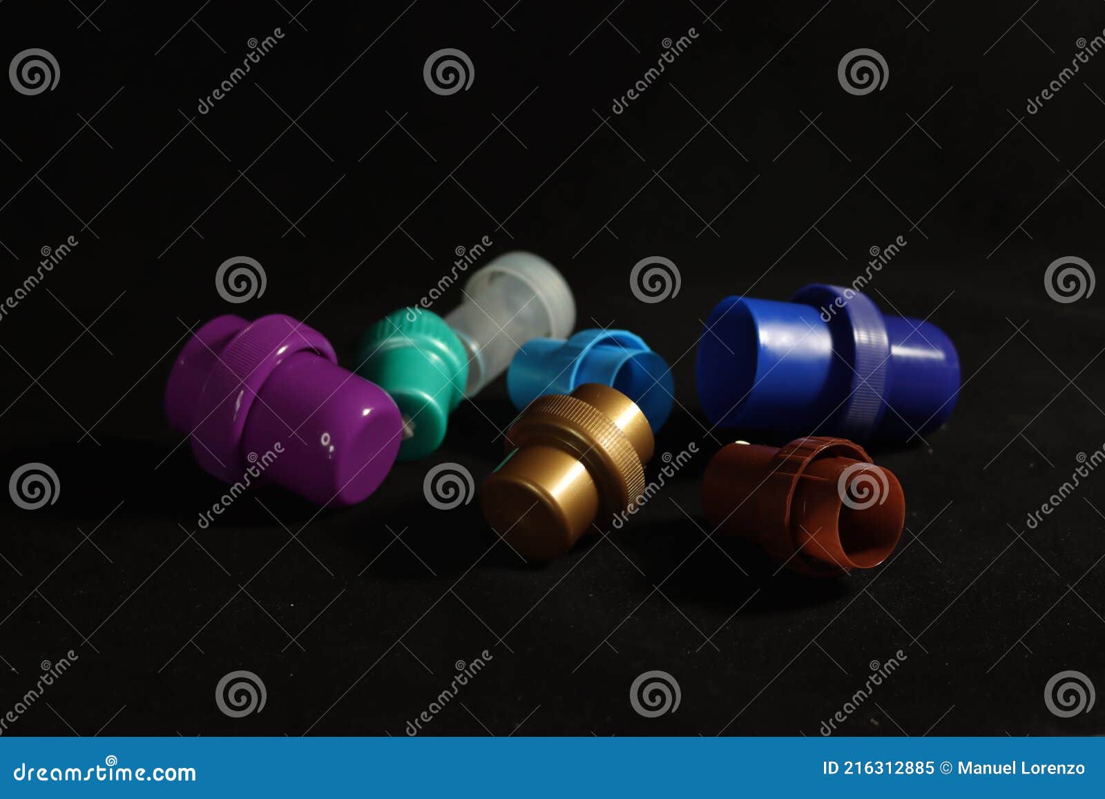 Beautiful Plastic Plugs Colors Different Dosing Protection Different ...